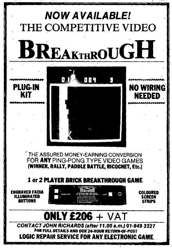 TTL Logic / ROMS / Competitive Video | ukVac: UK's Video Arcade Collecting