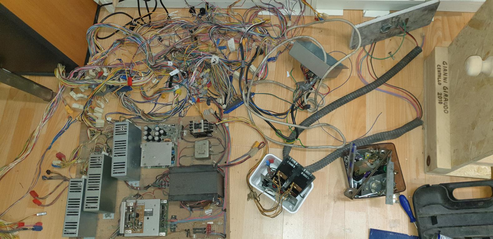 SEGA Megalo 50 Audio wiring | ukVac: UK's Video Arcade Collecting