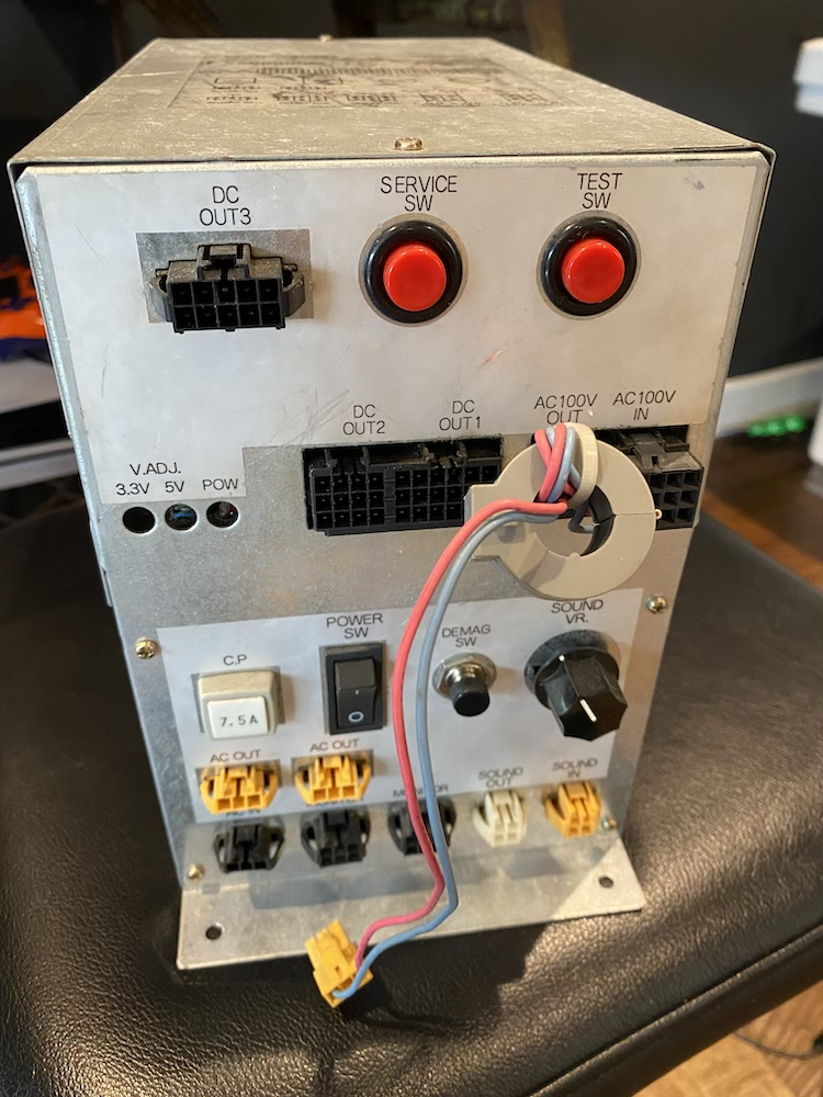 Changing power Supply on an Astro City | ukVac: UK's Video Arcade ...