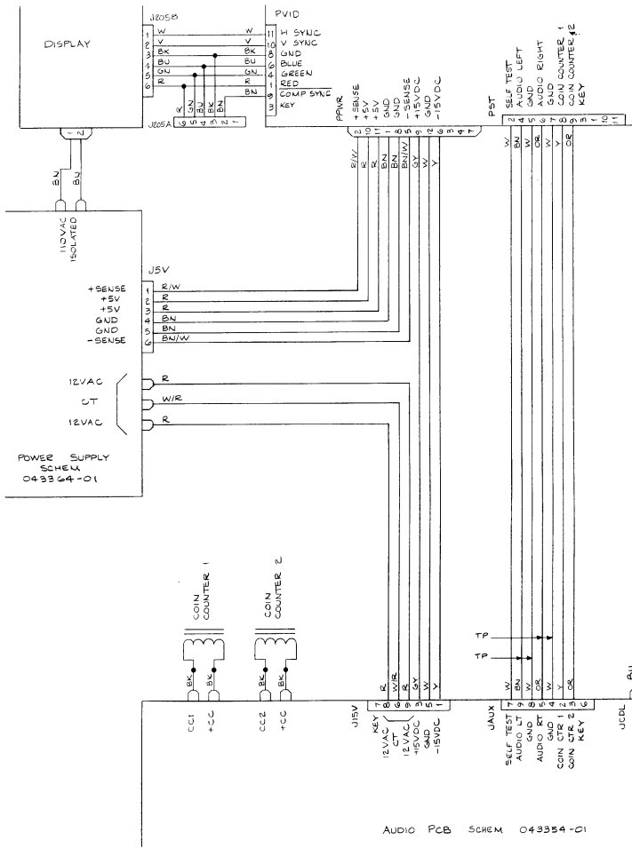Please Help -Wiring Gauntlet pcb to PSU | ukVac: UK's Video Arcade ...